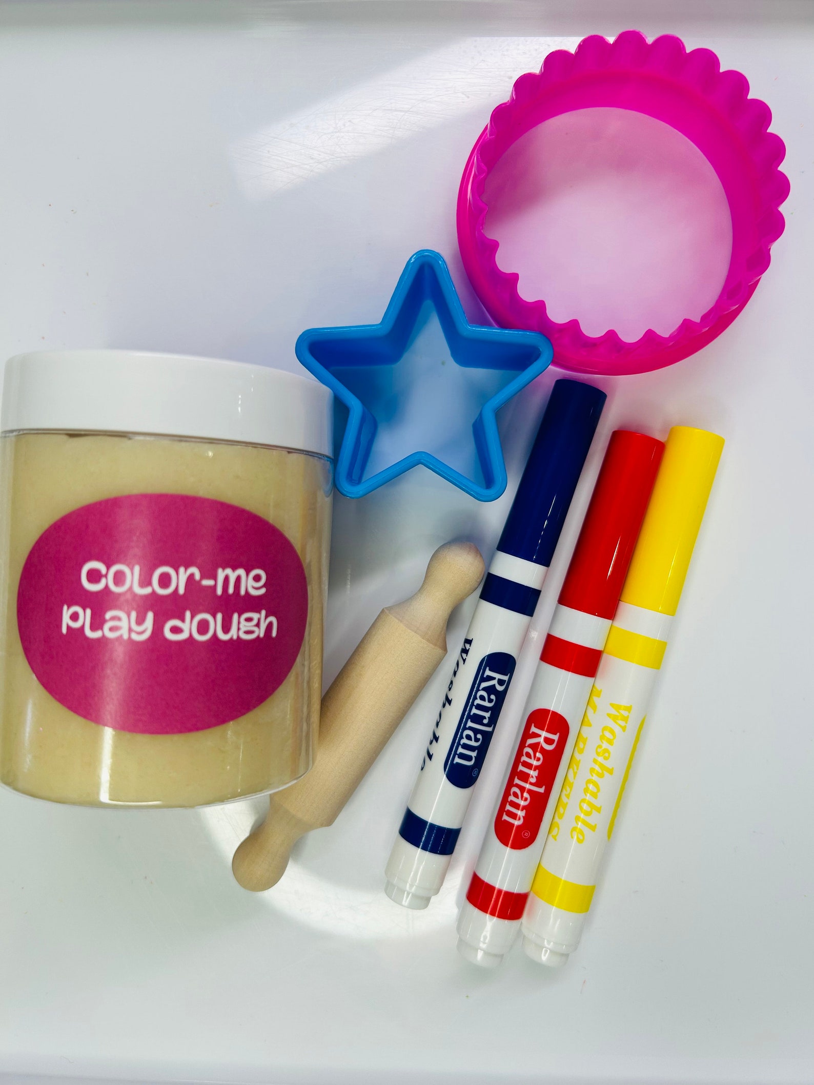 Color-me Play Dough Kit - Etsy