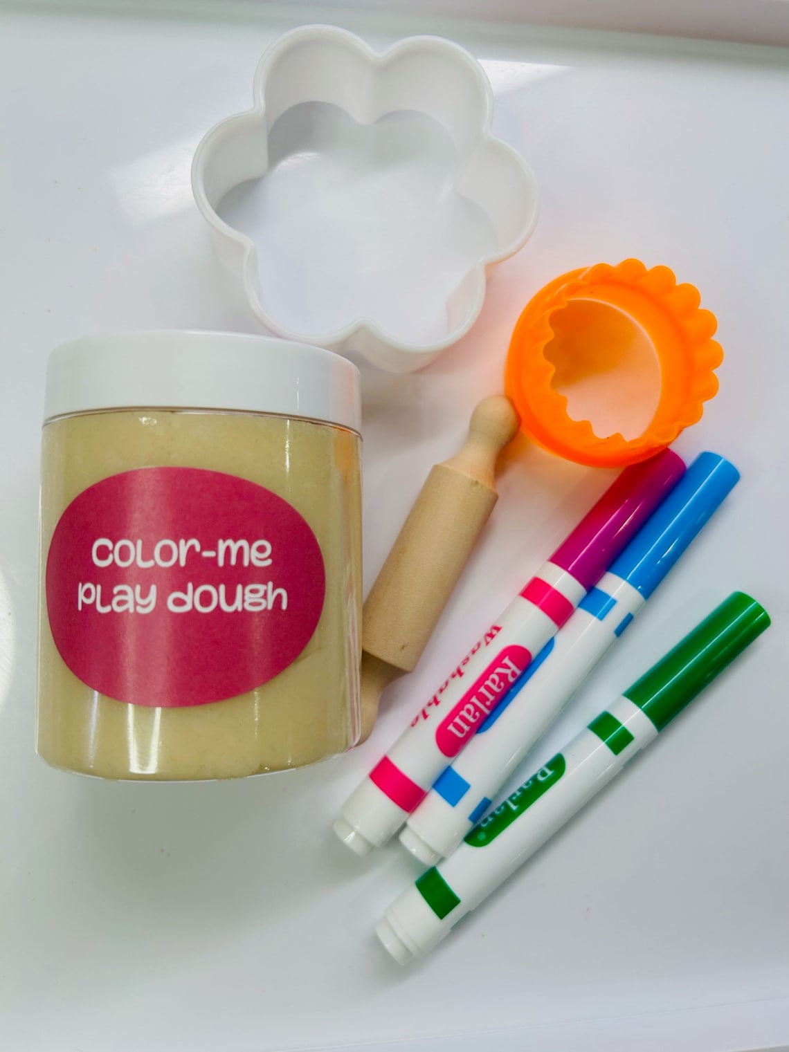 Color-me Play Dough Kit - Etsy