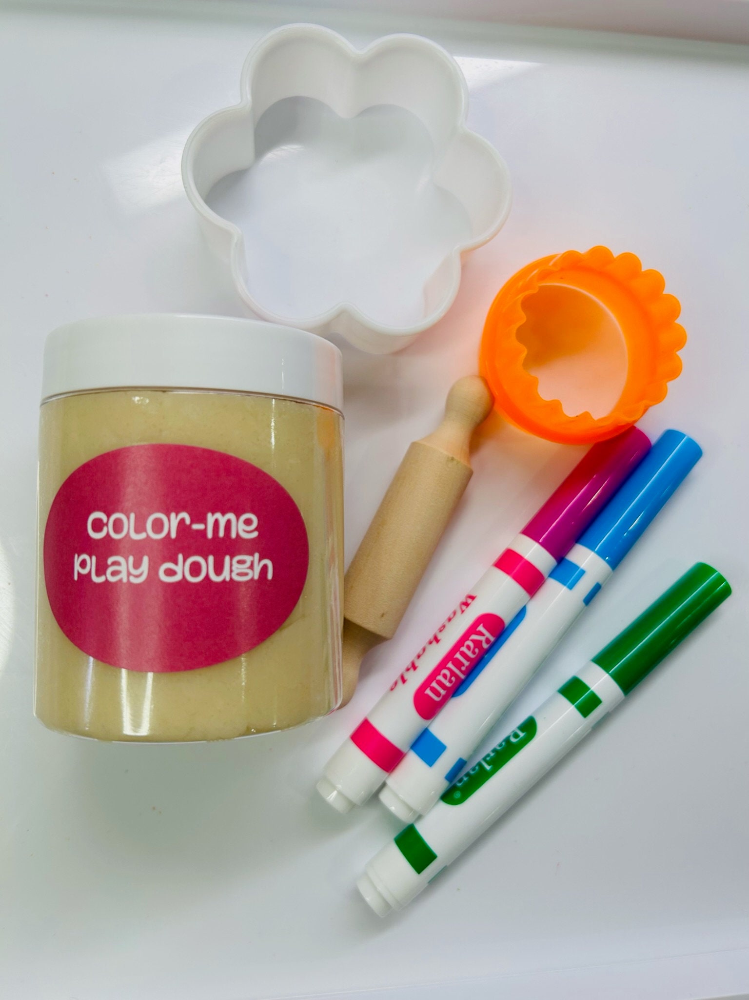 Color-me Play Dough Kit - Etsy