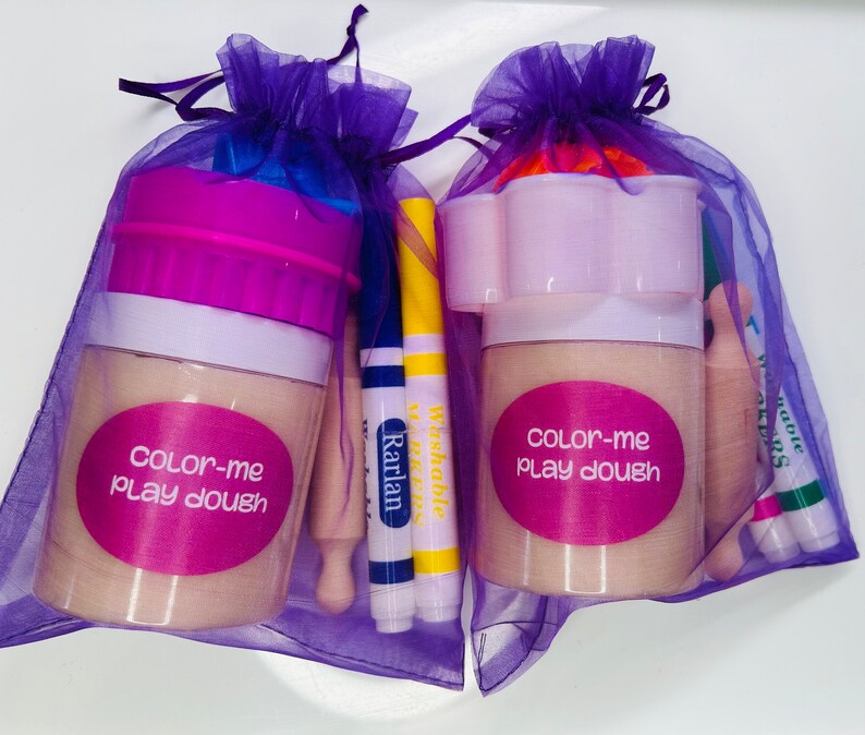 Color-me Play Dough Kit - Etsy