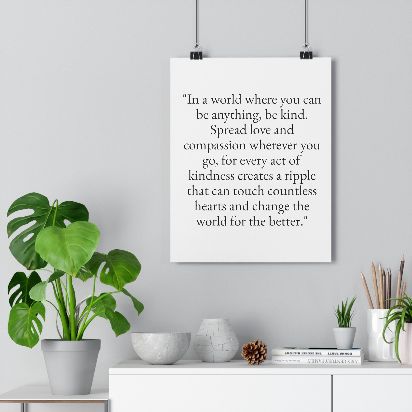 Kindness Motivational Poster Print Quote - Etsy