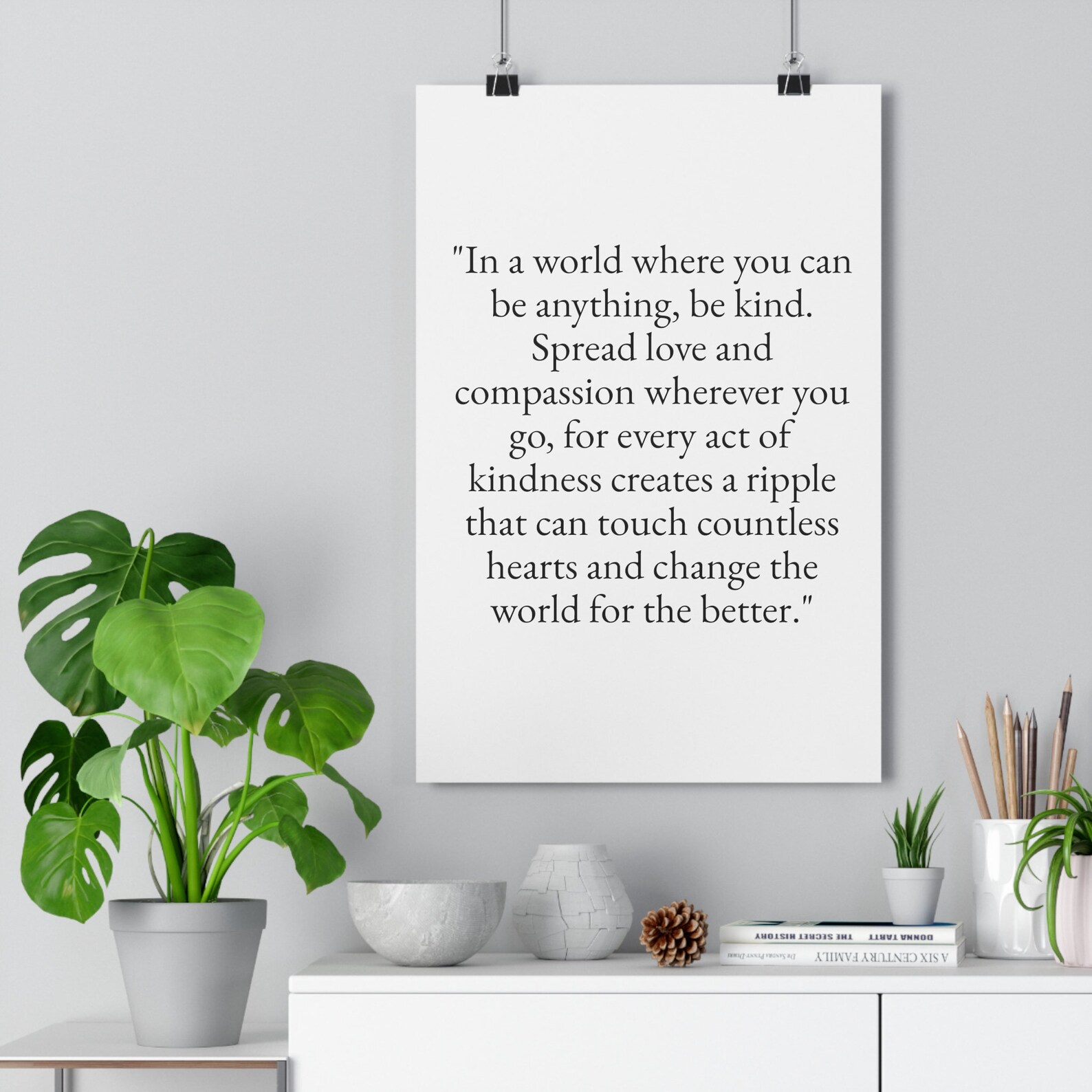 Kindness Motivational Poster Print Quote - Etsy