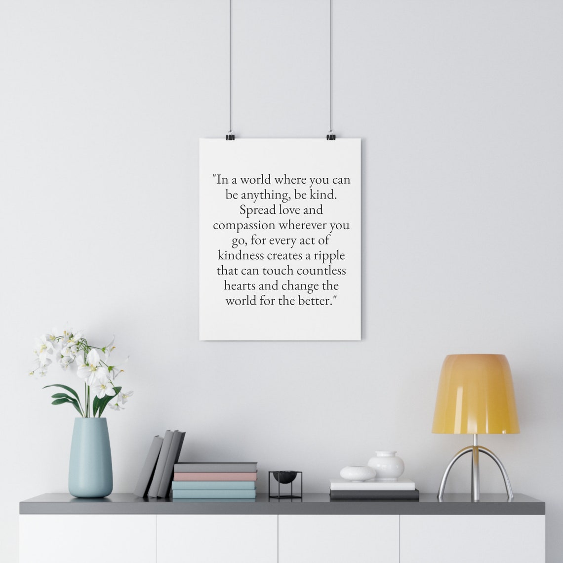 Kindness Motivational Poster Print Quote - Etsy