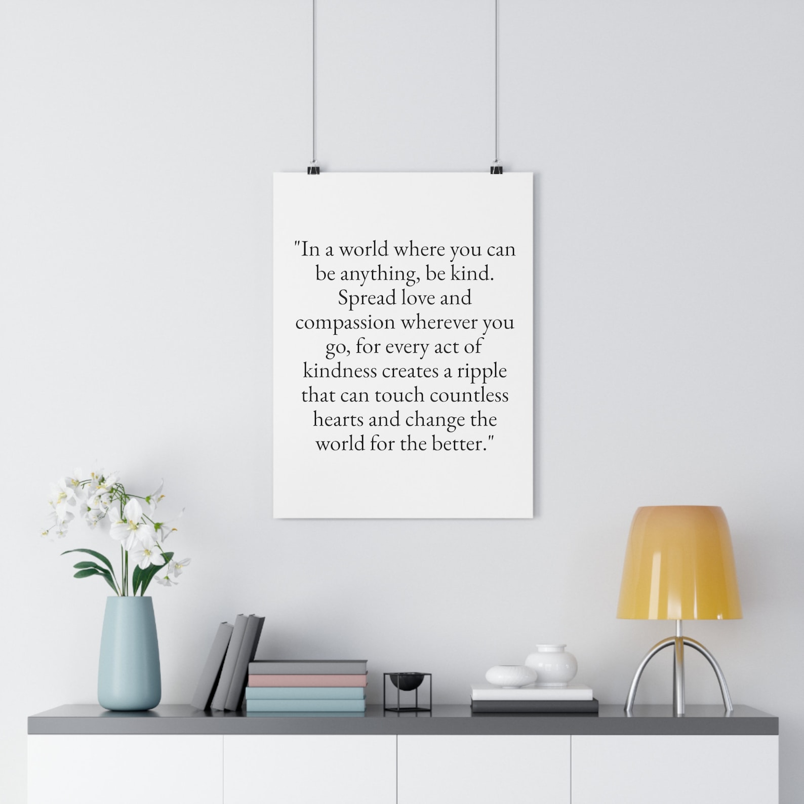 Kindness Motivational Poster Print Quote - Etsy