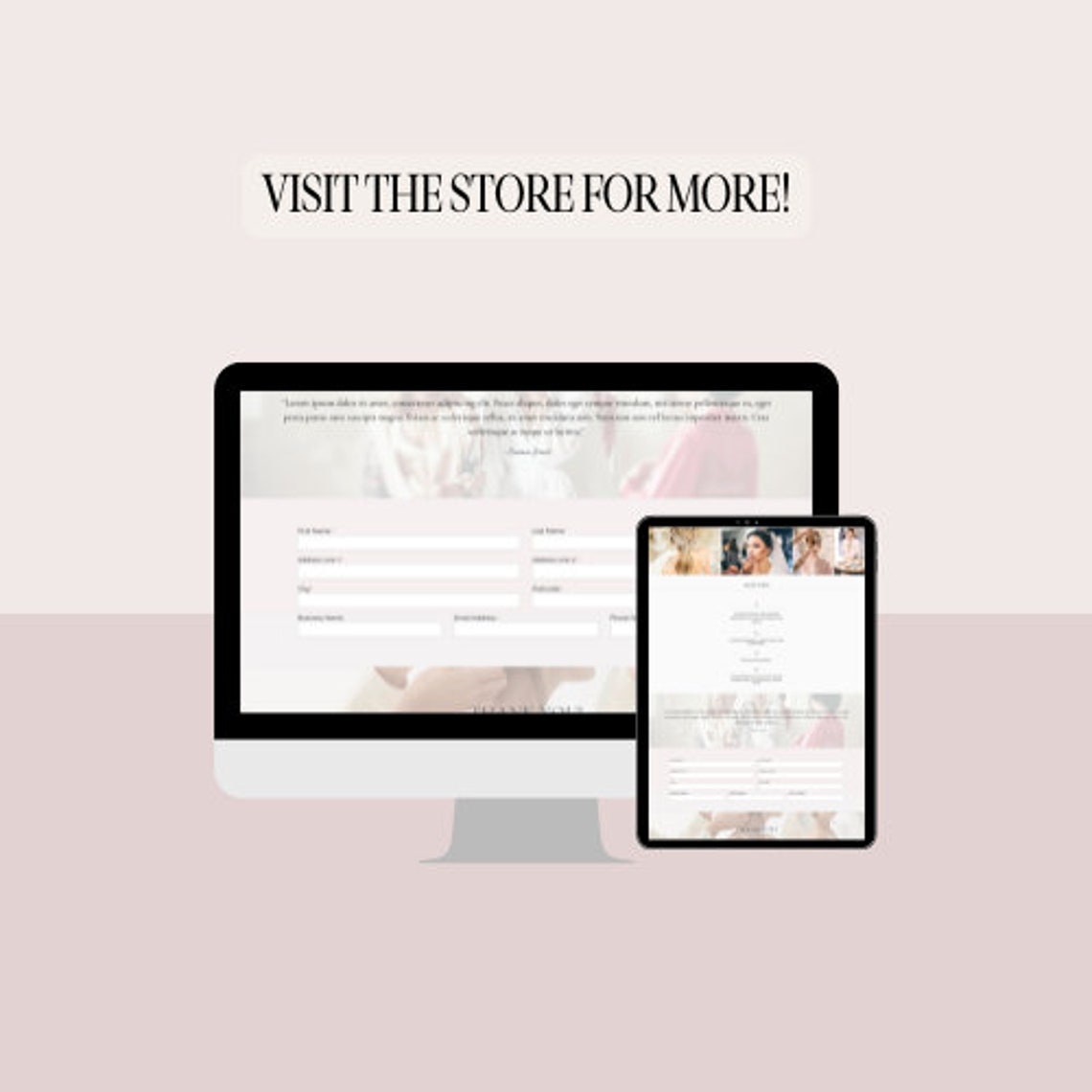Feminine Dubsado Proposal Template for Bridal Hair Stylists Make up ...