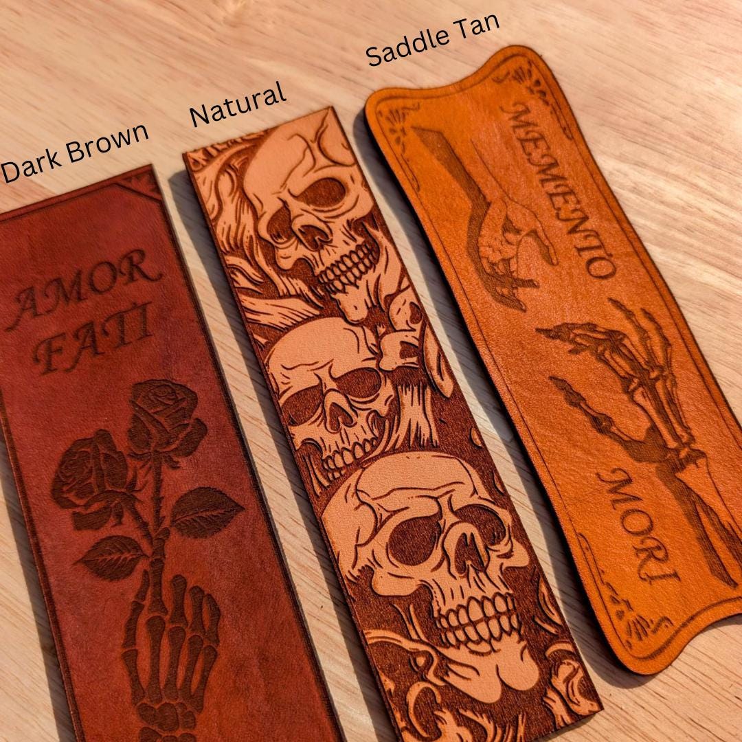 Stoic Leather Bookmark Marcus Aurelius Bookmark Gift for Book Lovers ...