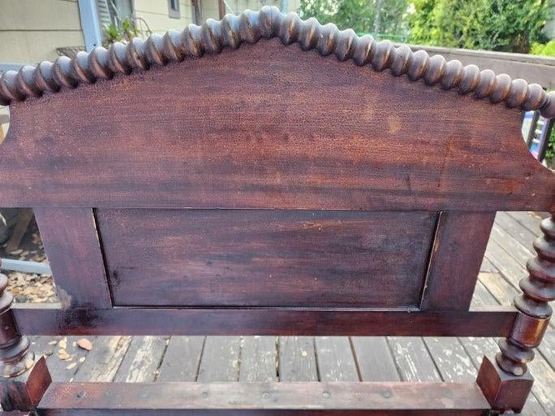 Antique Jenny Lind Spindle Spool Turned Wood Twin Bed - Etsy