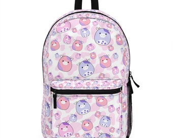 Pink Strawberry Squishmellow Cow Backpack - Etsy