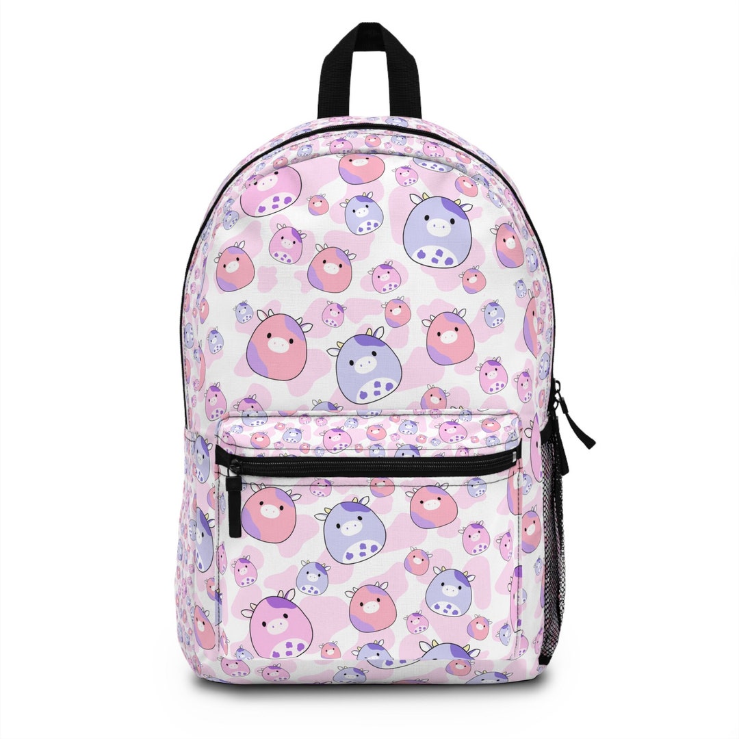 Pink Strawberry Squishmellow Cow Backpack - Etsy