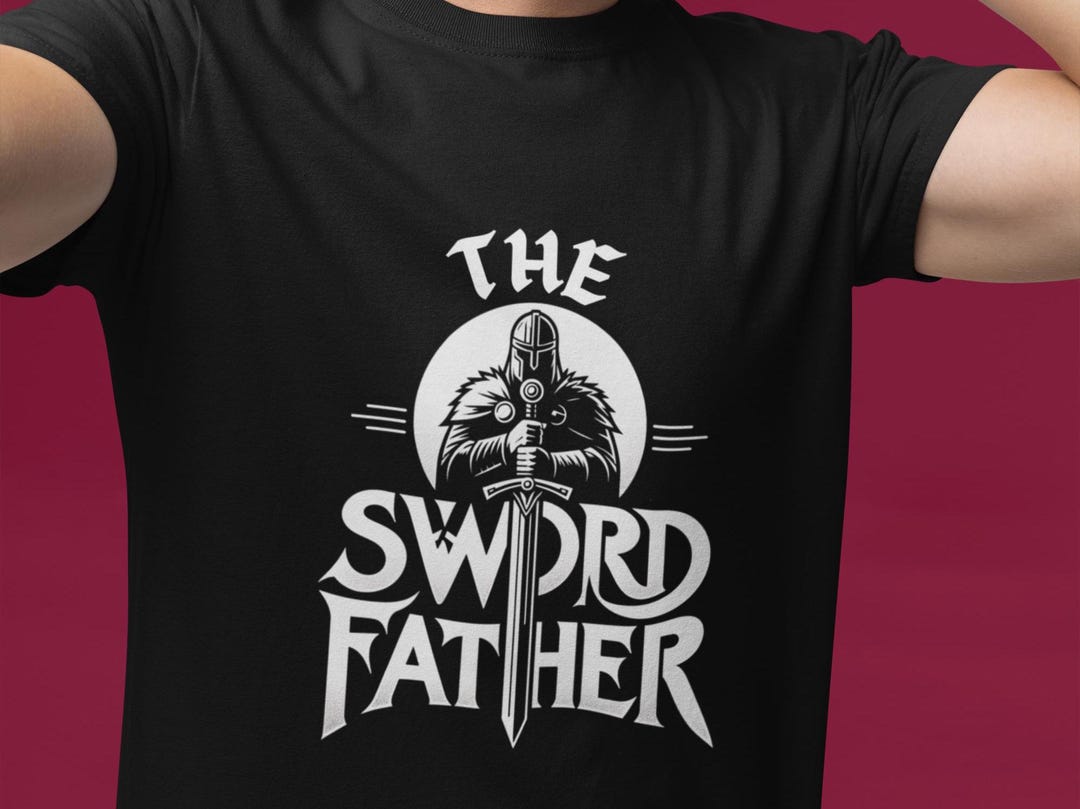 Sword Father T-shirt: Medieval Knightcore Gothic Tee - Etsy