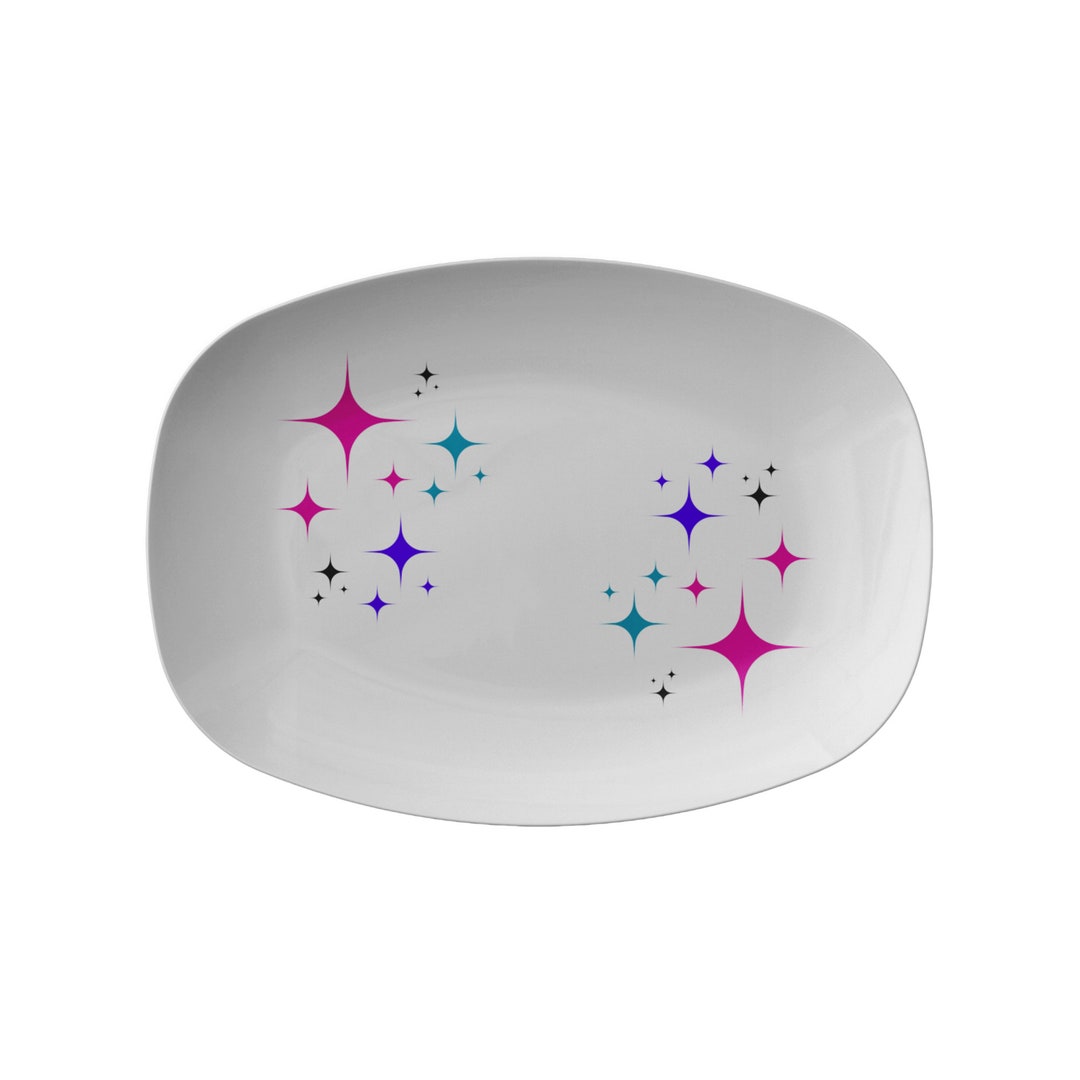 Classic Midcentury Stars 1950s Design Platter Retro Vintage - Etsy