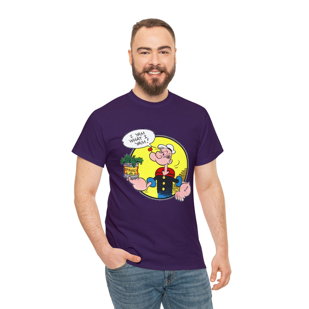 Unisex Heavy Cotton Tee Popeye I Yam What I Yam - Etsy