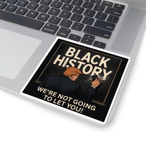 Erasing Black History Glossy Sticker, Laptop Decal, BLM Gift - Etsy