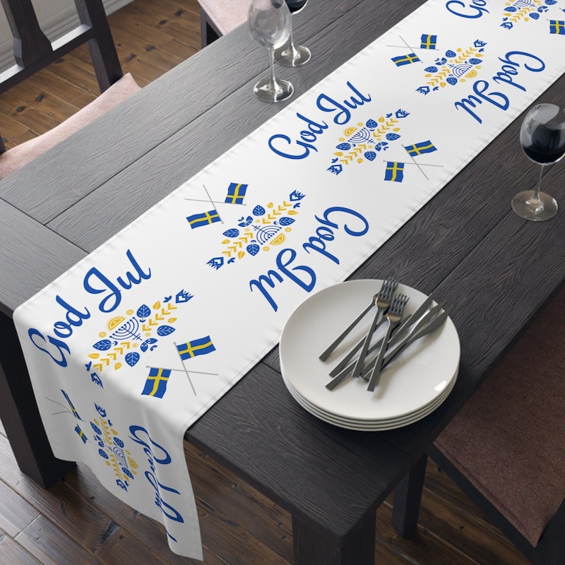Swedish Table Runner - Etsy