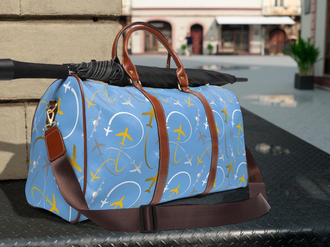 Jets With Contrails Design Pattern Waterproof Travel Bag - Etsy