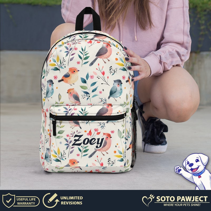 Bird Backpack - Etsy