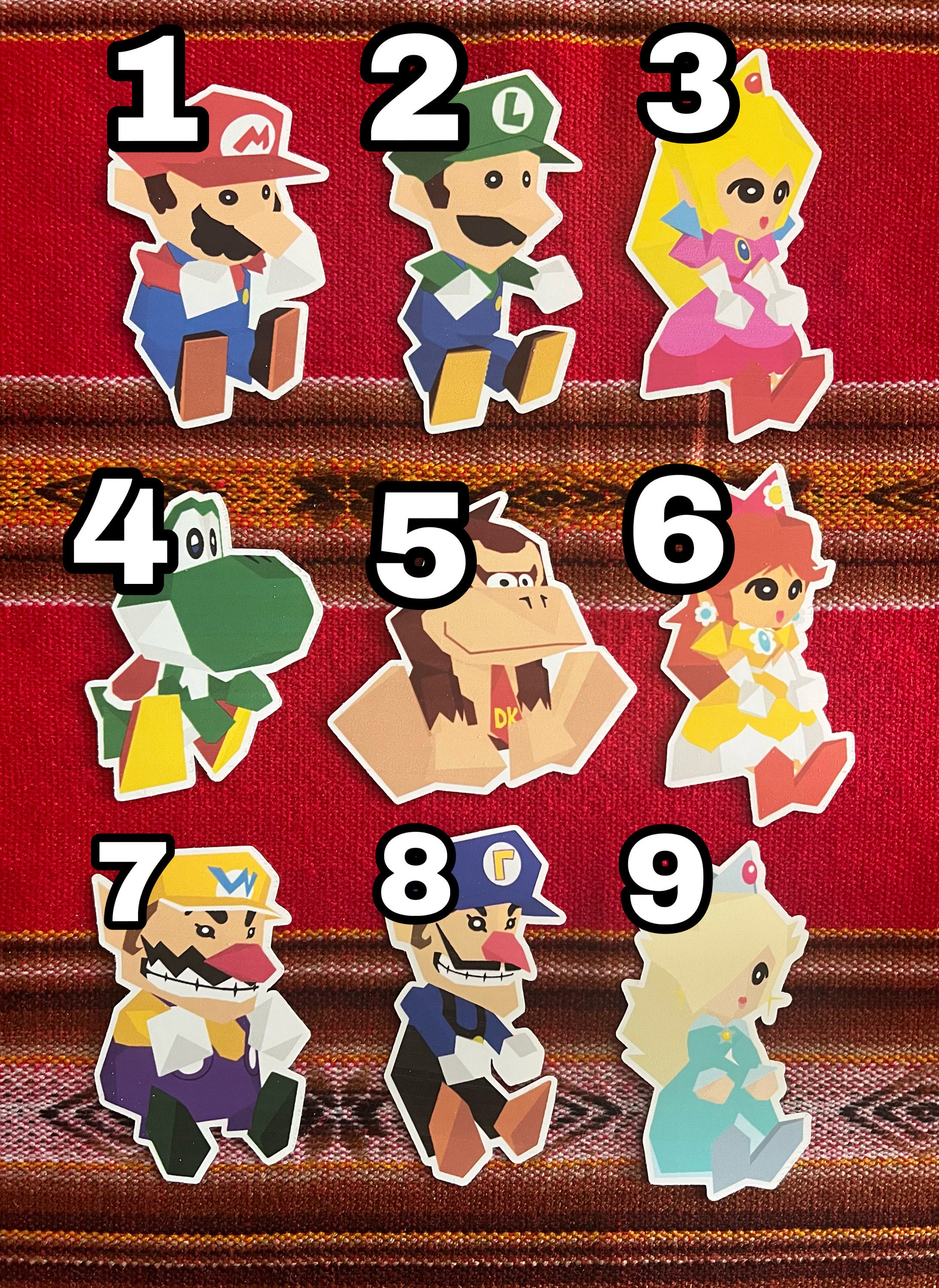 Mario Party N64 Sticker Pack - Etsy