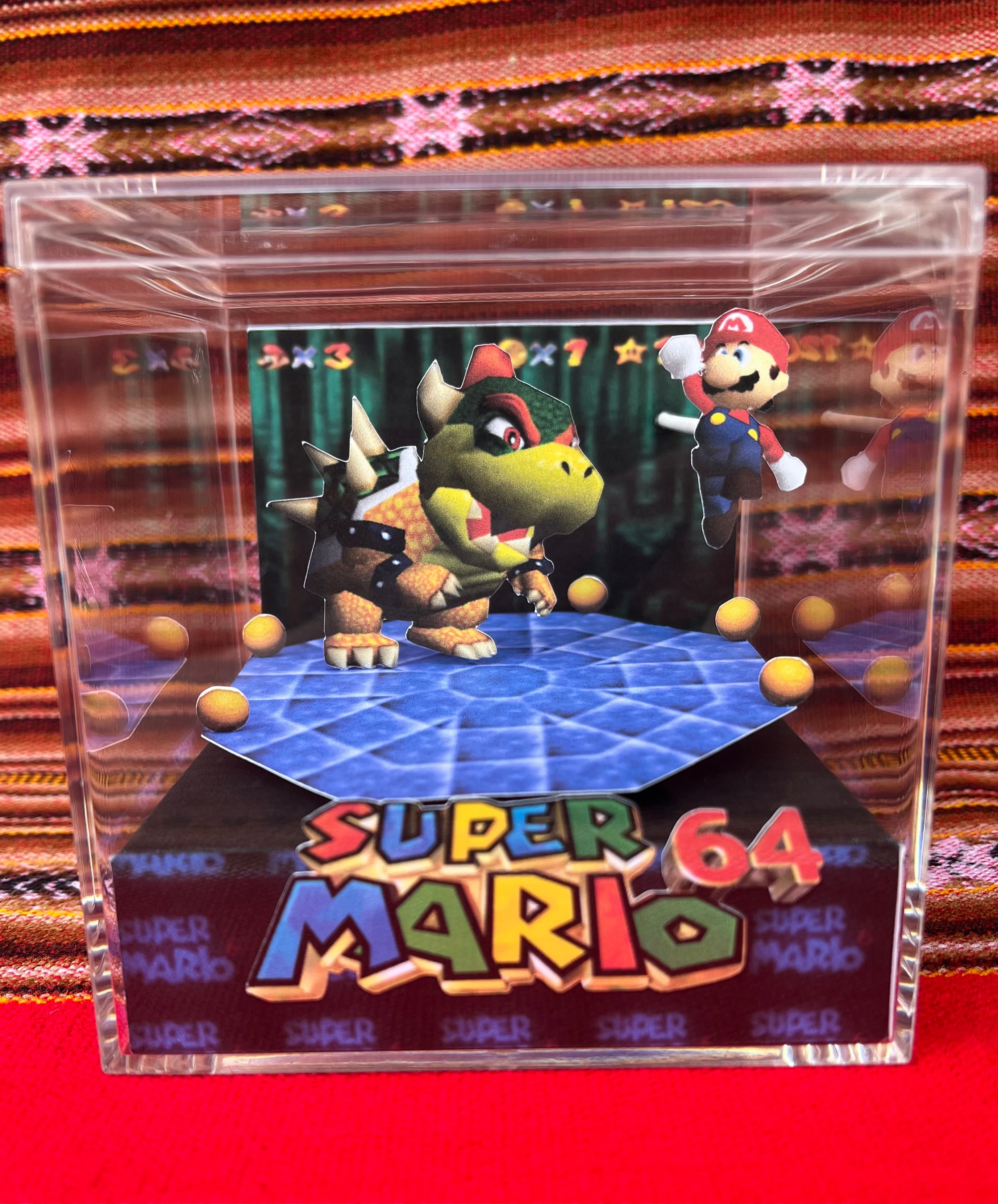Super Mario 64 Cube Diorama - Etsy