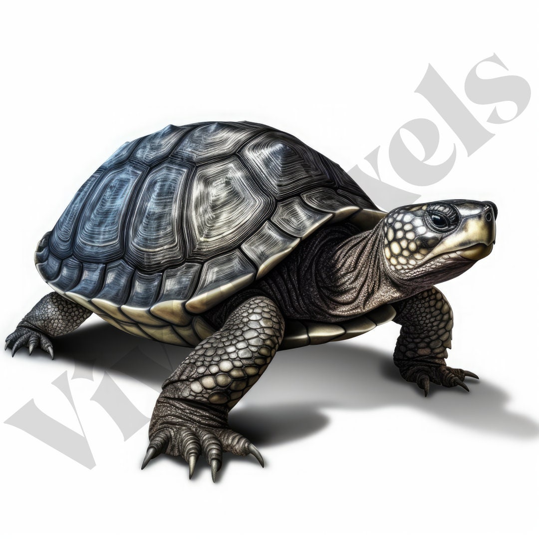 70 Colorful Turtles PNG Clipart, Watercolor Turtle Clip Art, Cute ...
