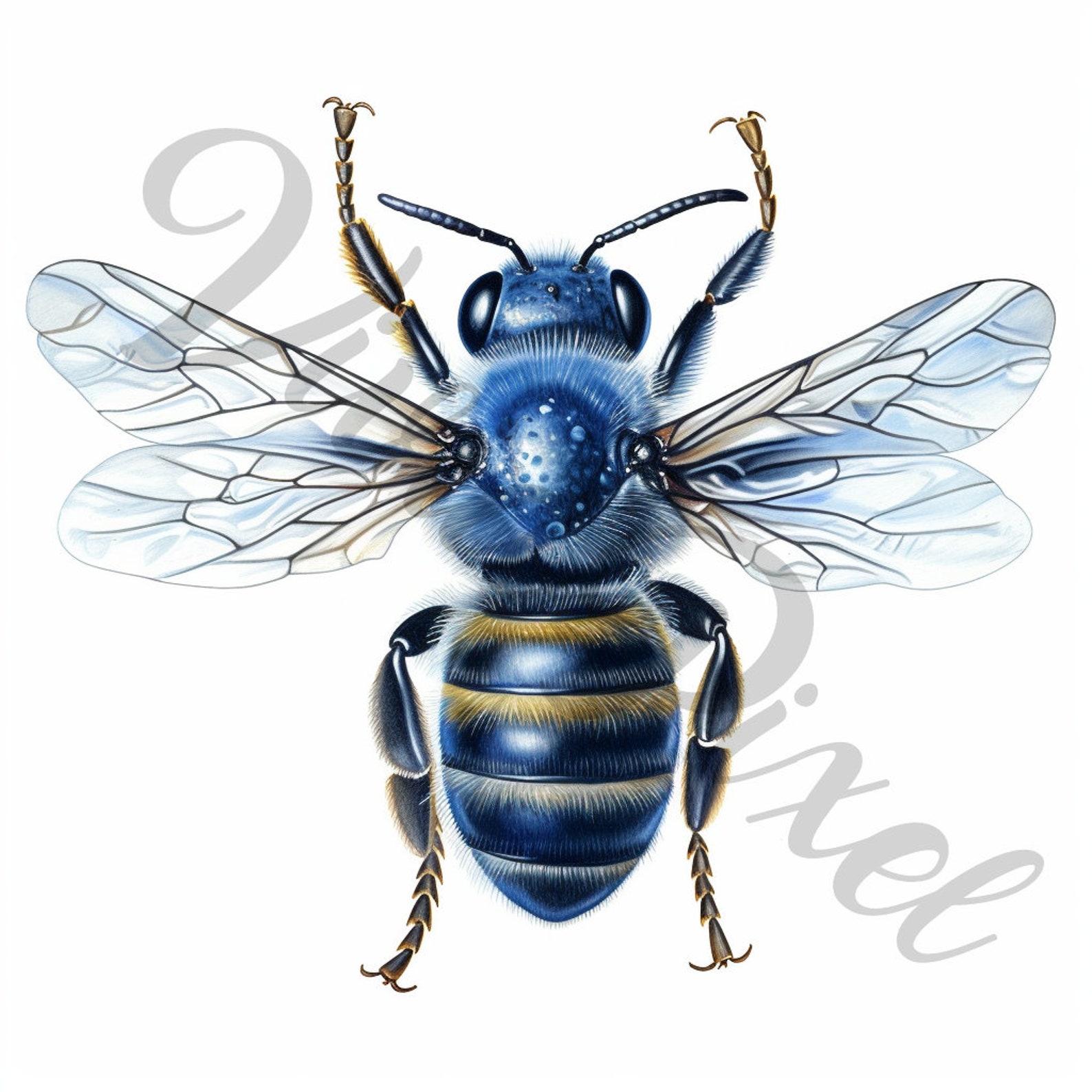 51 Realistic Honey Bee Clipart, Realistic Colorful Bee, Yellow Red ...