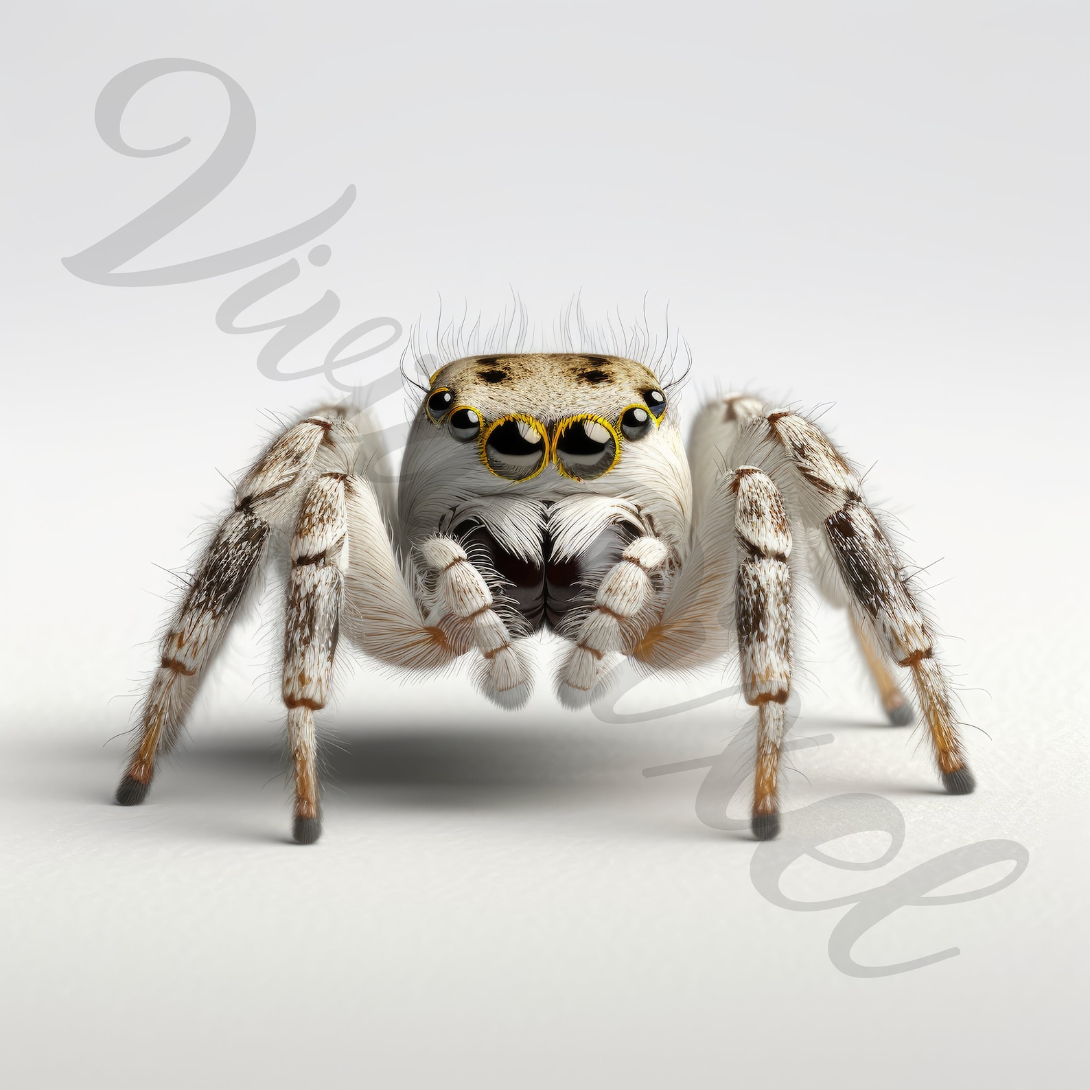 60 Colorful Jumping Spider PNG Clipart, Watercolor Spider Clip Art ...
