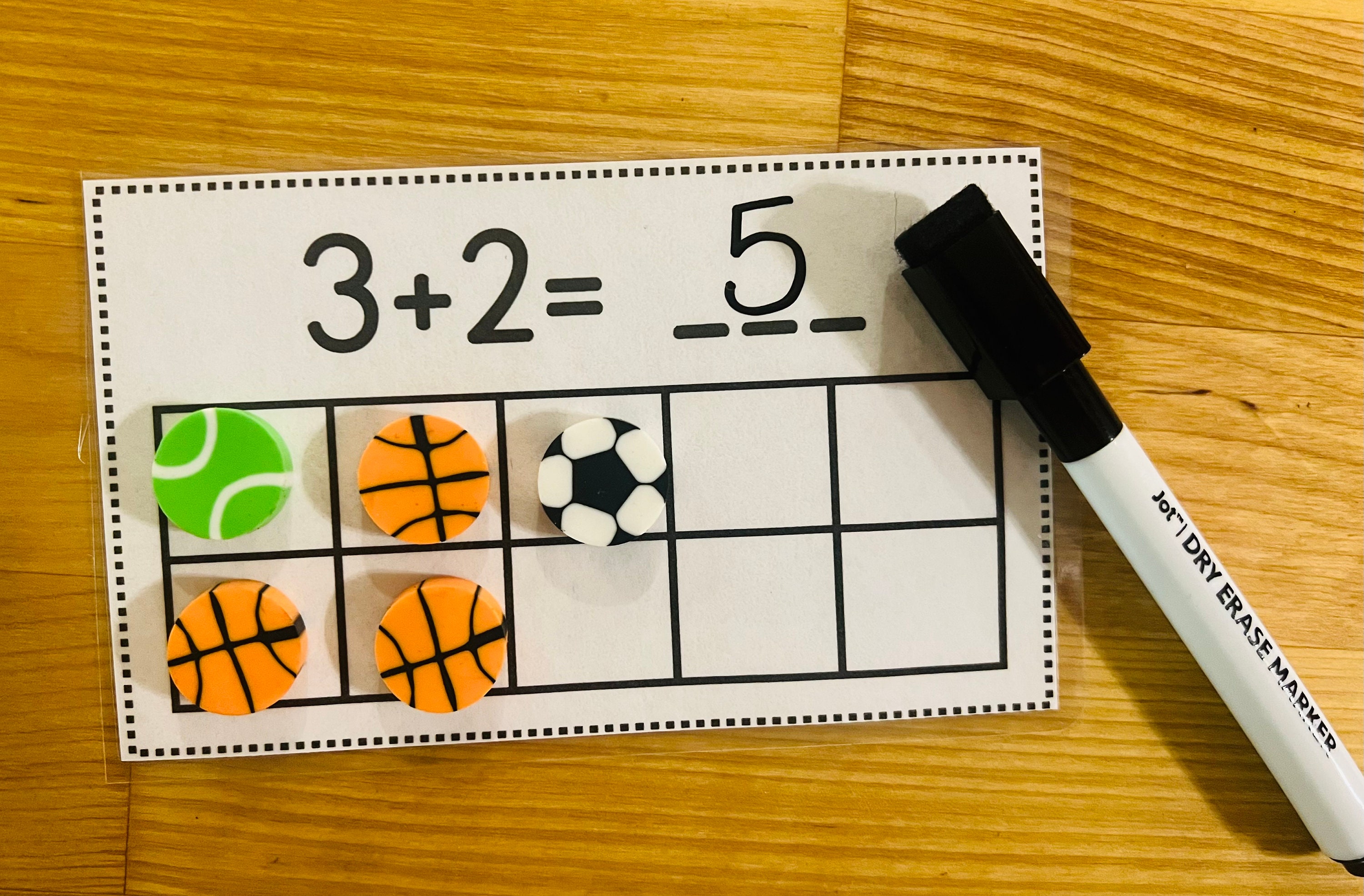 Tens Frame Addition Task Box: Kindergarten Math 1-10 - Etsy