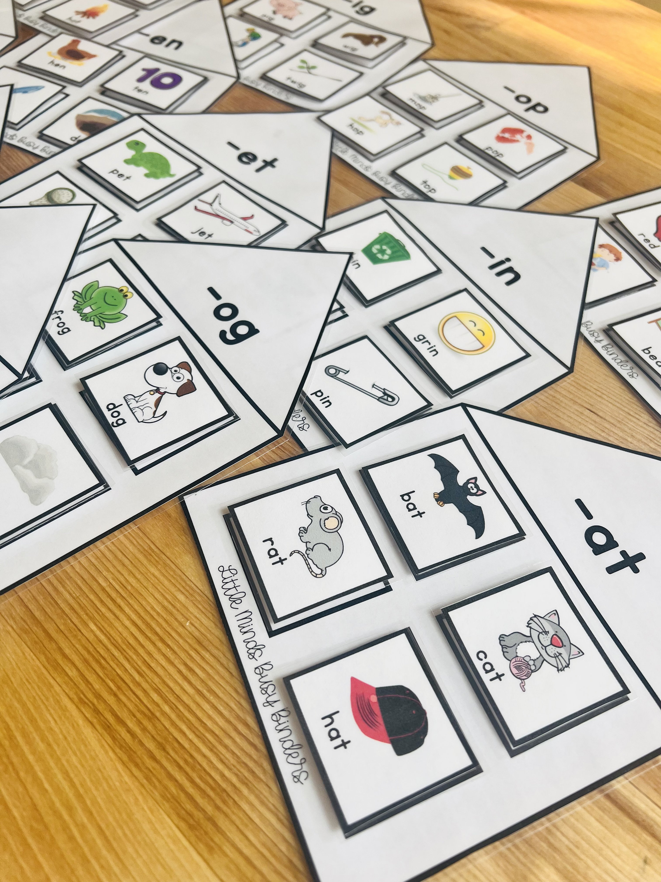 Word Family Digital Download, Phonics, Rhyming, CVC, Homeschool ...