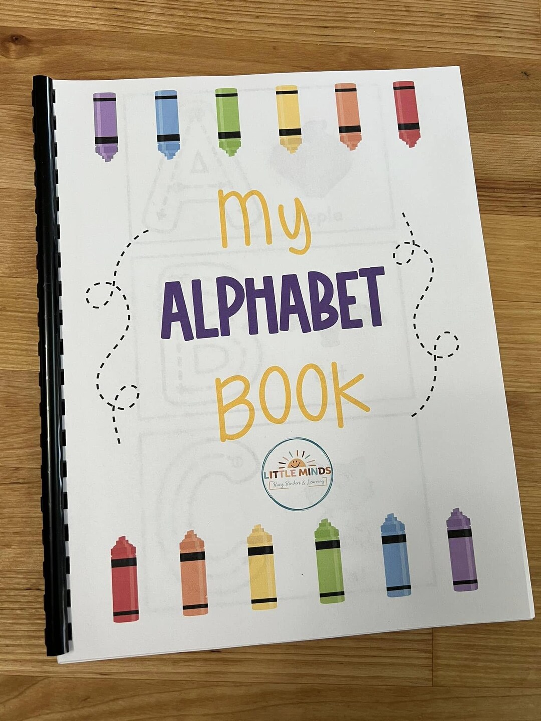 Alphabet Tracing Busy Book: Laminated Preschool Activity - Etsy