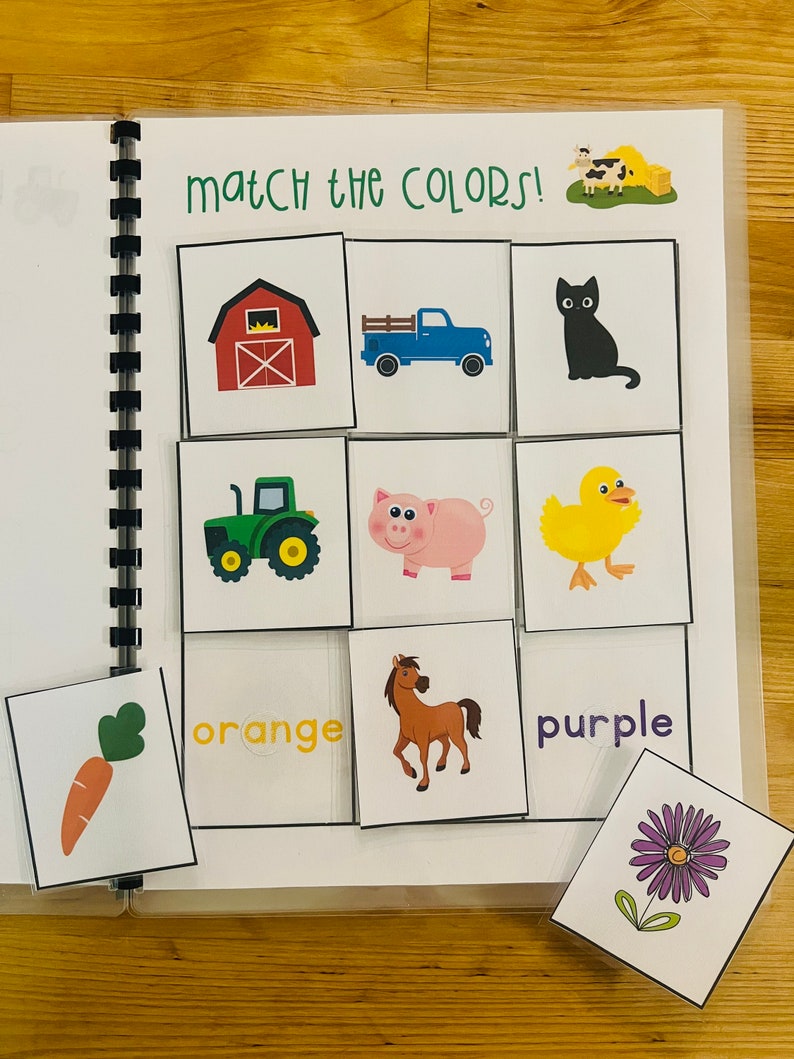 Pre K Busy Book, Busy Book, Busy Binder, Toddler Activity Book ...