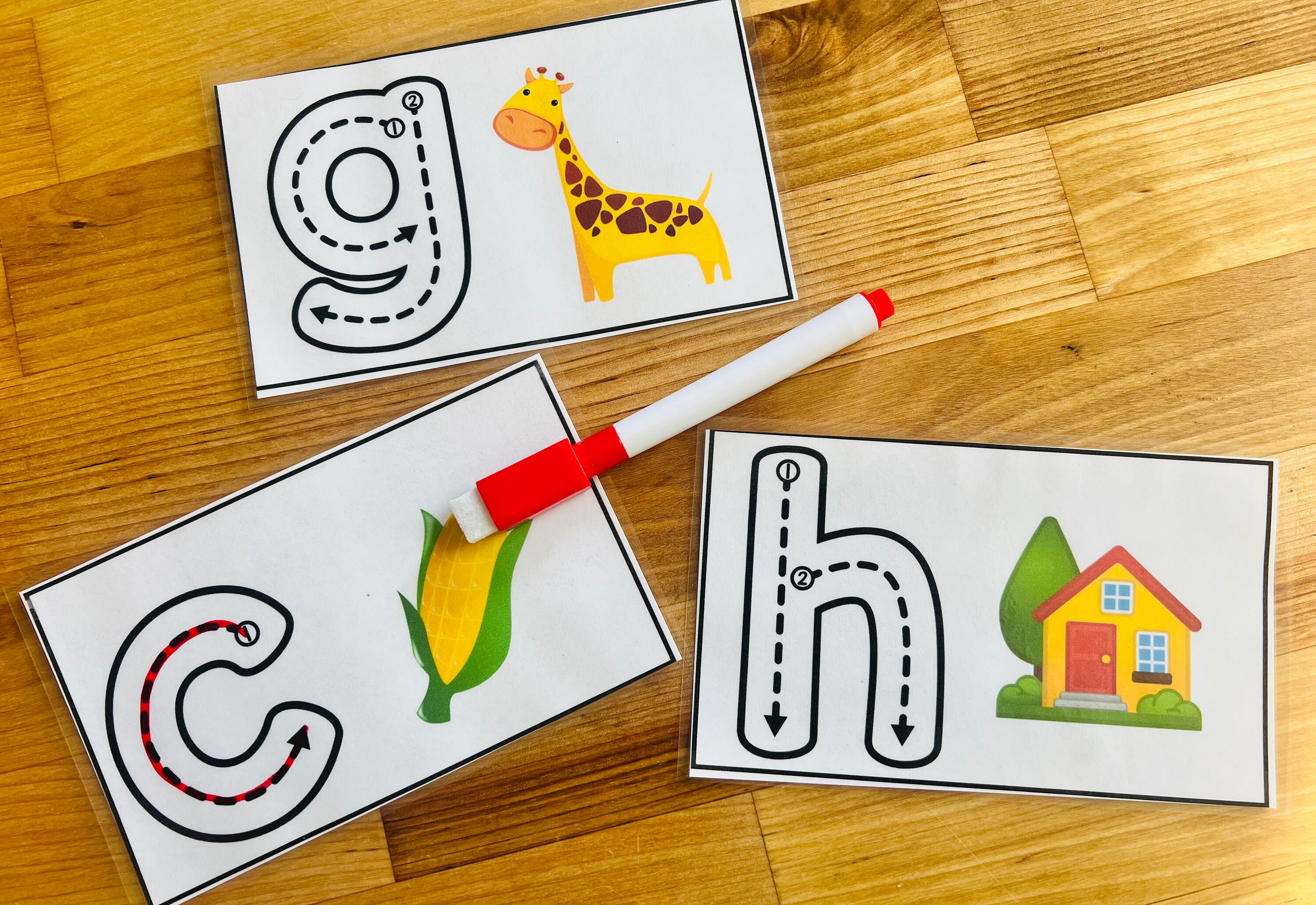 Lowercase Alphabet Tracing Task Box: Preschool Letter Learning - Etsy