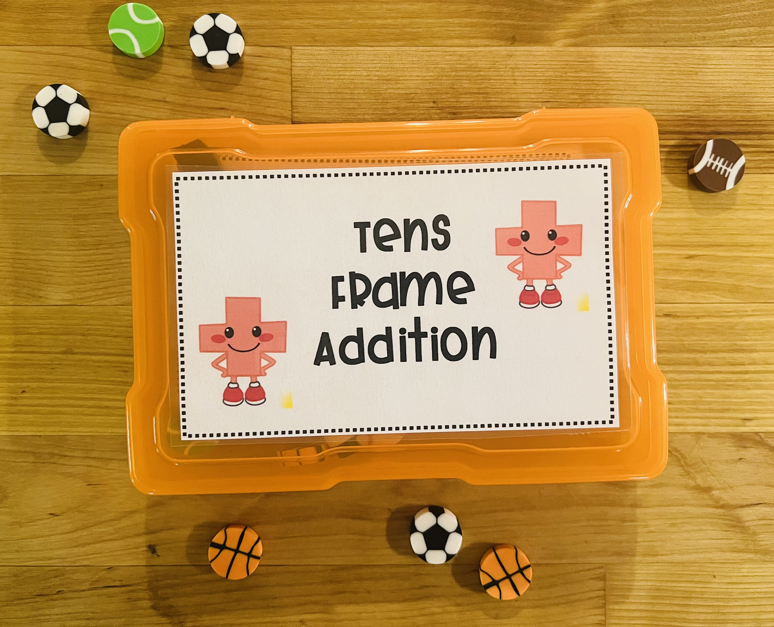 Tens Frame Addition Task Box: Kindergarten Math 1-10 - Etsy