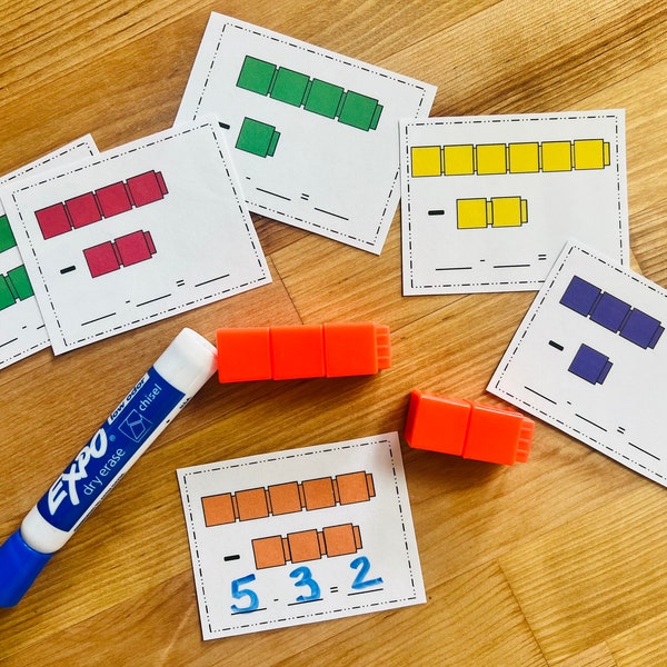 Snap Cubes Task Cards - Etsy