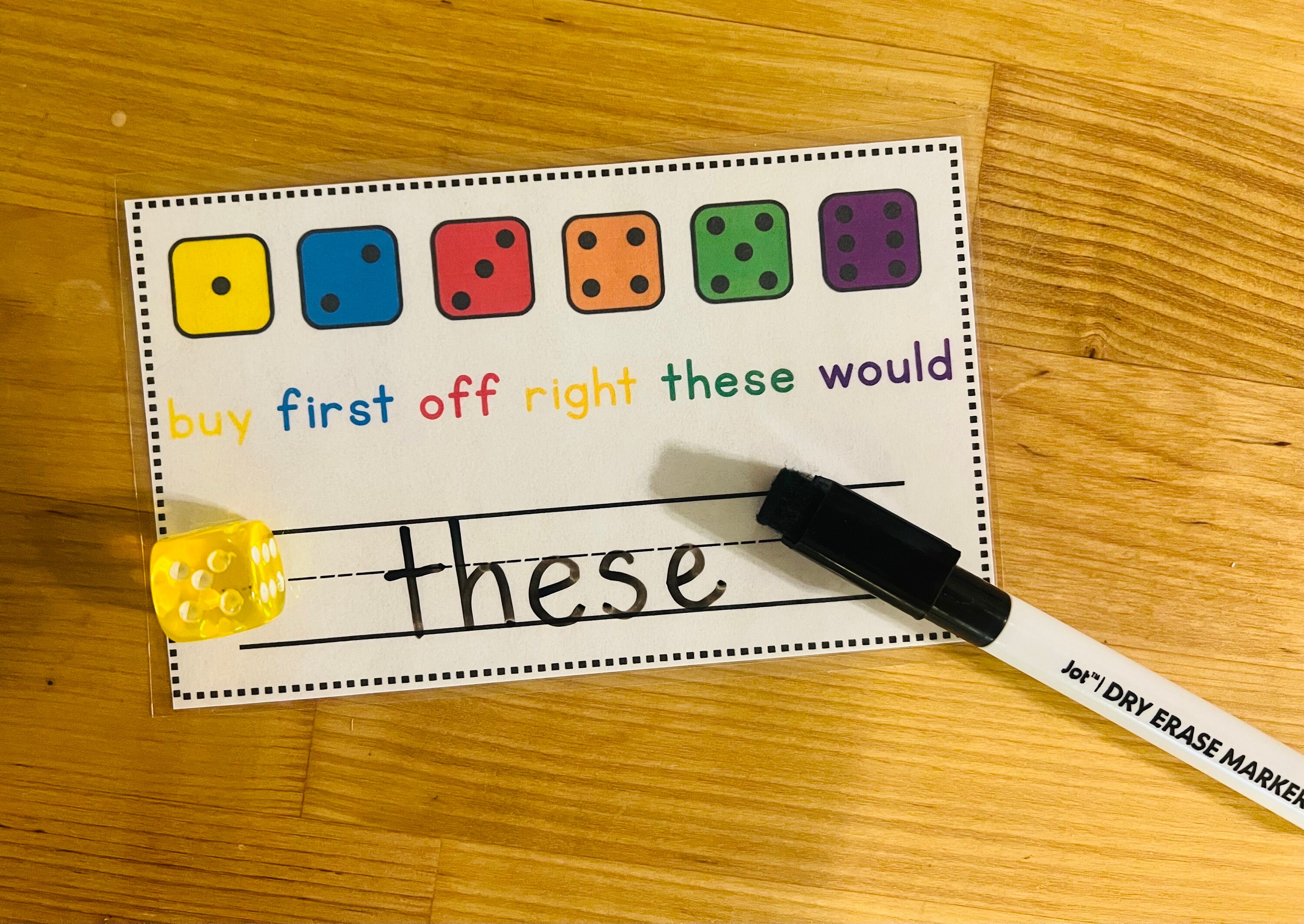 Roll and Write Sight Words 2nd Grade, Dolch Sight Words, Sight Word ...