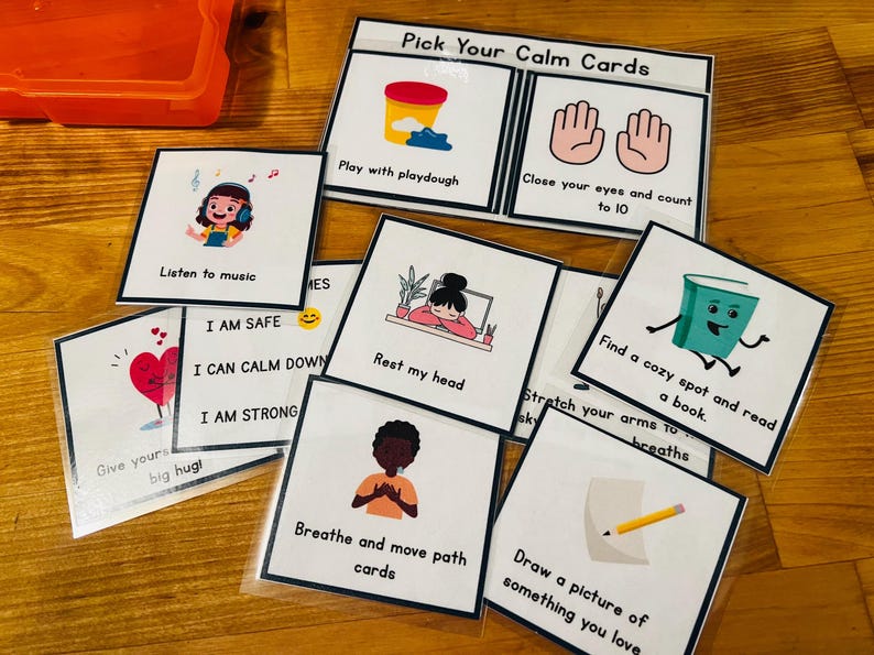 Cool Down Break Box | SEL Activity for Kids | Emotional Regulation - Etsy
