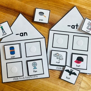 Word Family Digital Download, Phonics, Rhyming, CVC, Homeschool ...