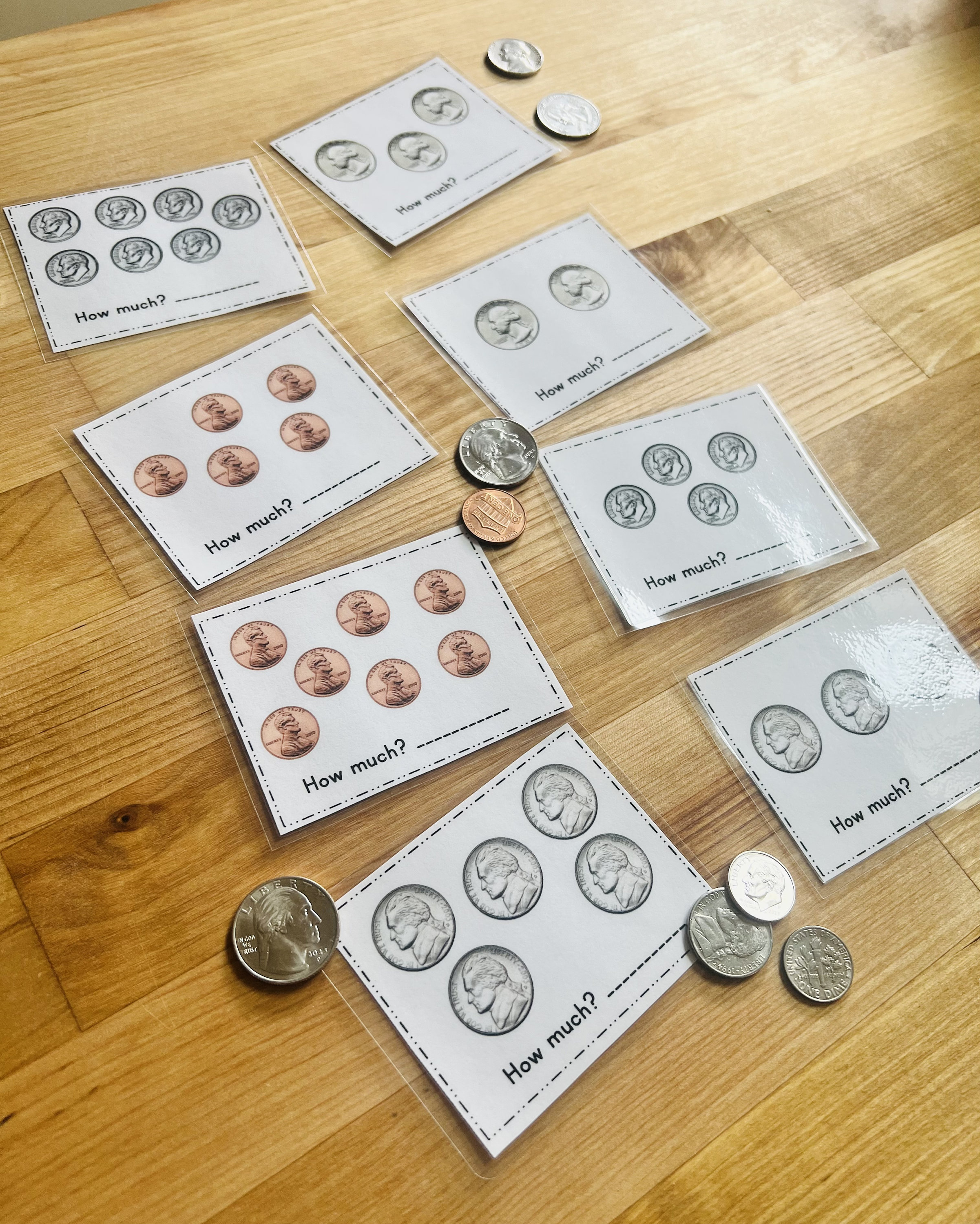 Money Math Cards, Counting Money, Math Task Cards, First Grade Math ...