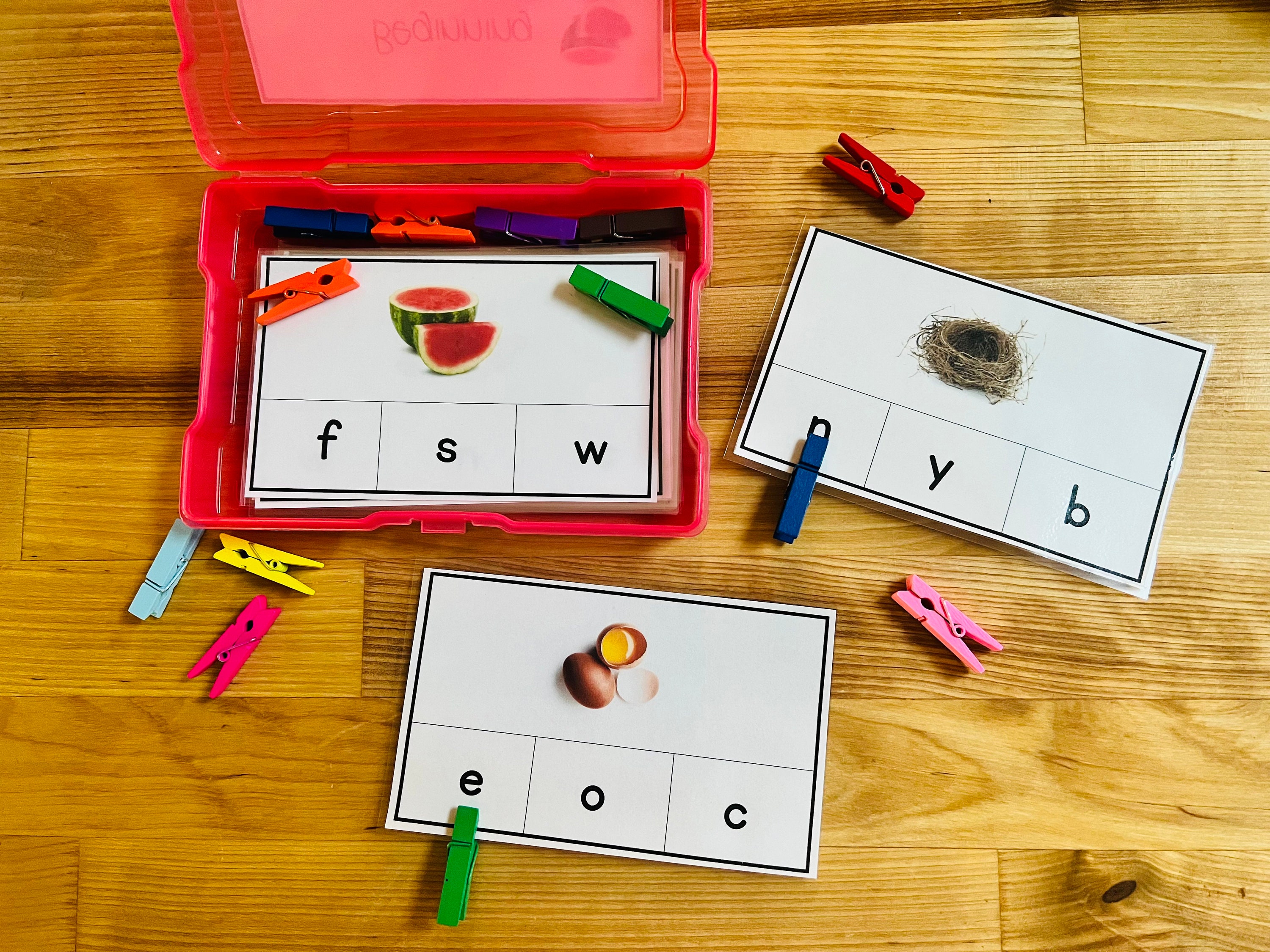 Beginning Sounds Task Box Kindergarten Initial Sounds Task Box ...