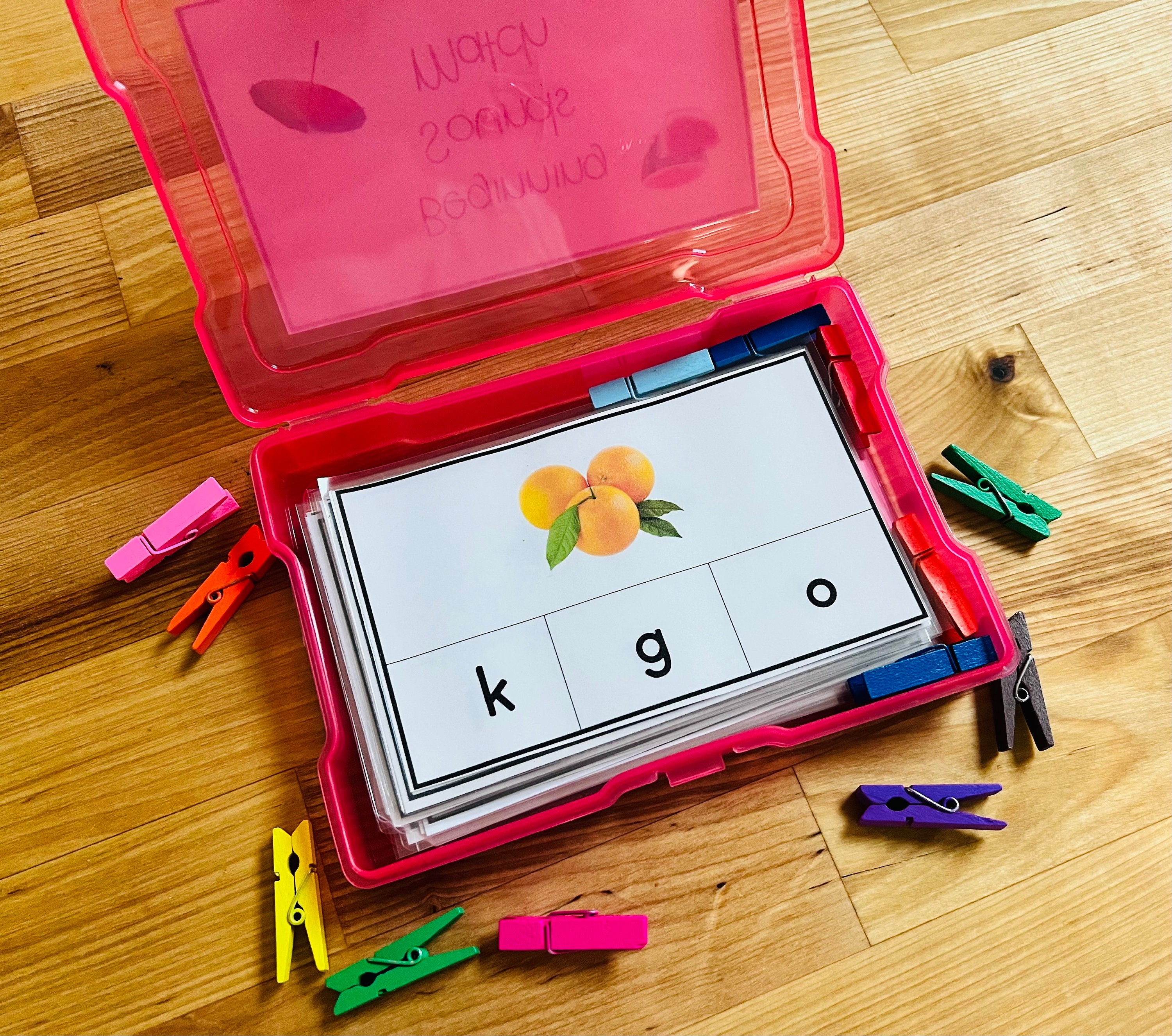 Beginning Sounds Task Box Kindergarten Initial Sounds Task Box ...