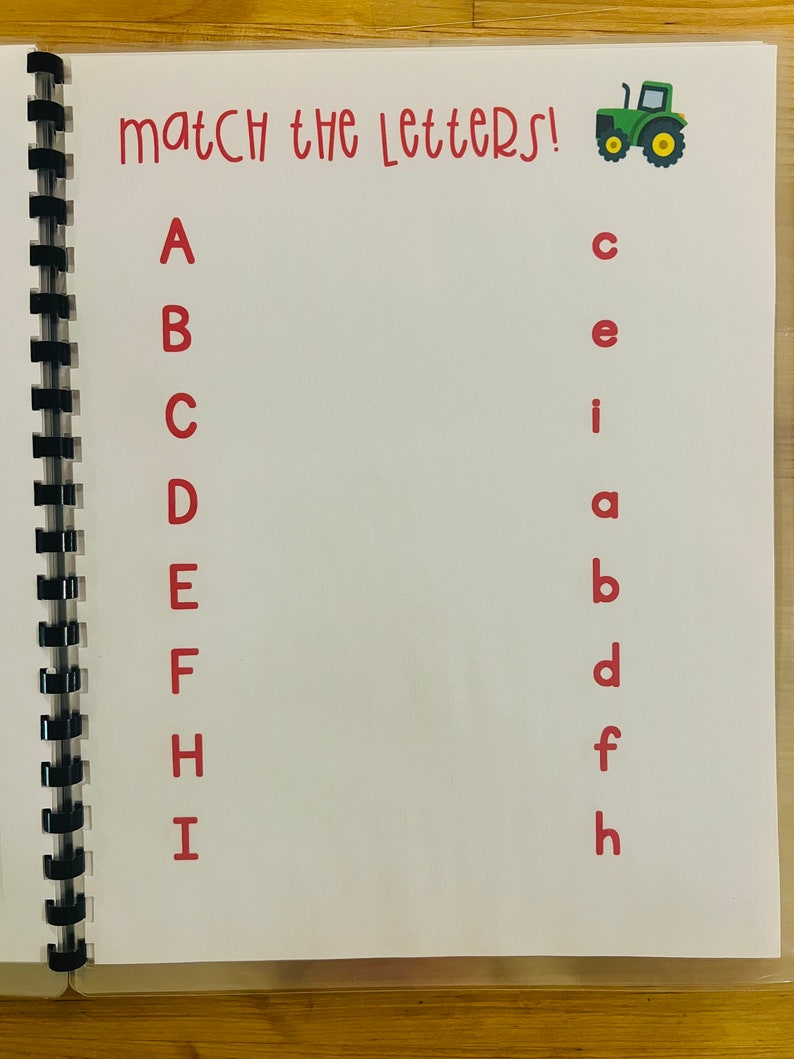 Pre K Busy Book, Busy Book, Busy Binder, Toddler Activity Book ...