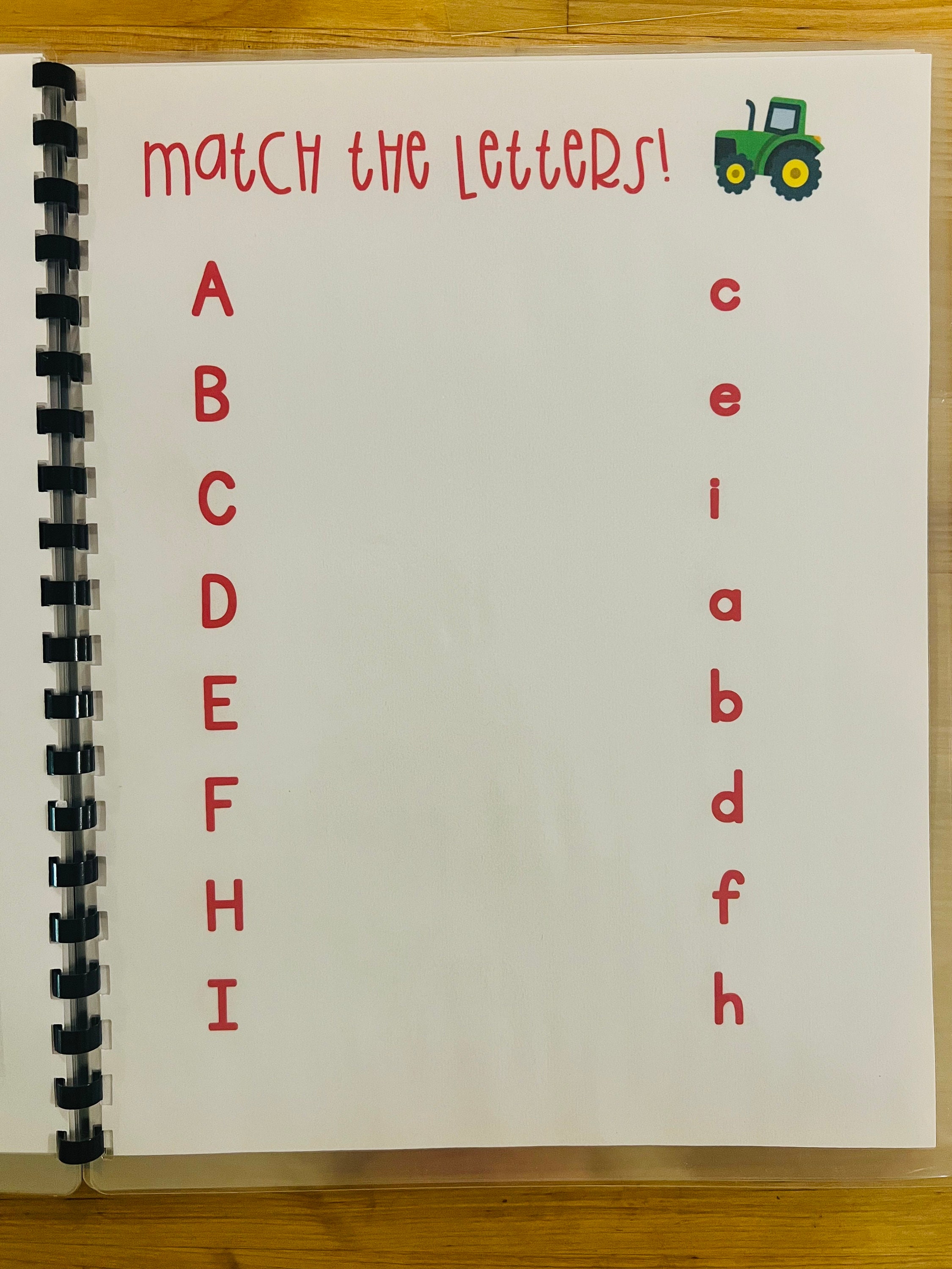 Pre K Busy Book, Busy Book, Busy Binder, Toddler Activity Book ...