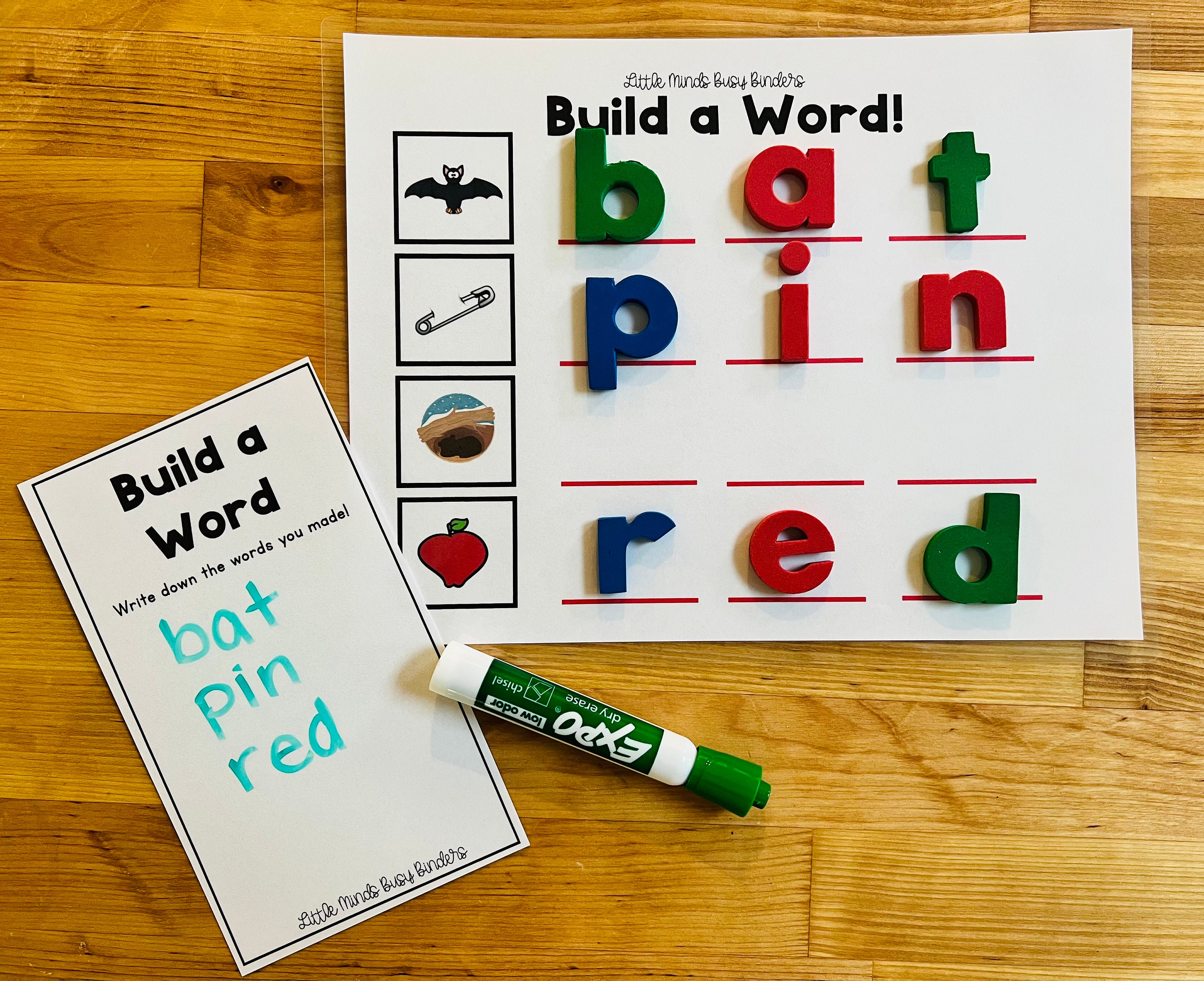 CVC Bundle 1, CVC Word Building Set, Build a Word, CVC - Etsy