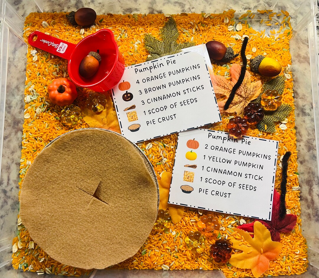 Pumpkin Pie Sensory Kit - Etsy