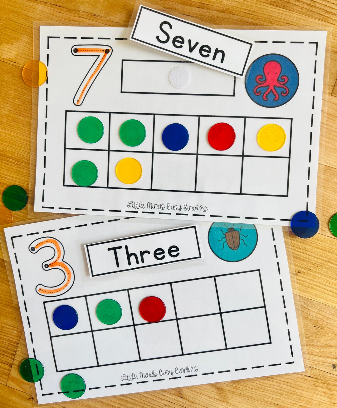 Tens Frame Counting Mat, Counting, Number Activity, Numbers - Etsy