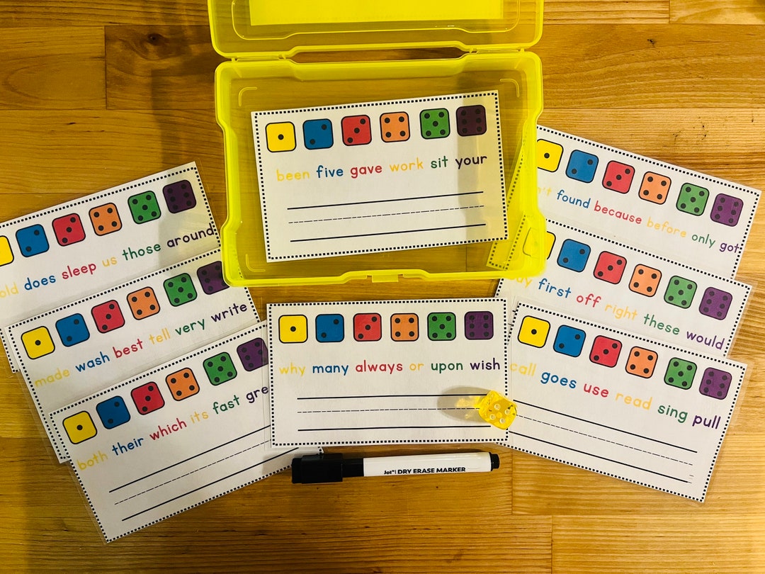 Roll and Write Sight Words 2nd Grade, Dolch Sight Words, Sight Word ...