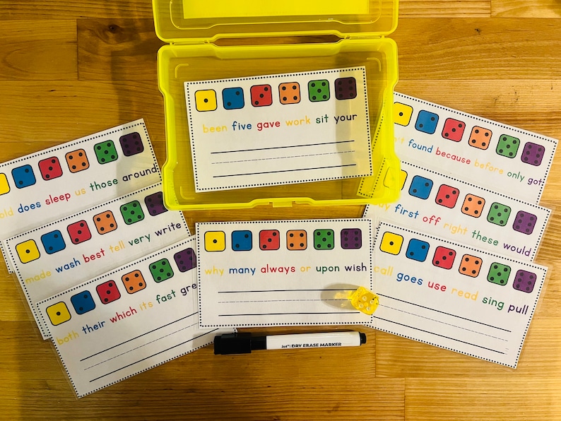 Roll and Write Sight Words 2nd Grade, Dolch Sight Words, Sight Word ...