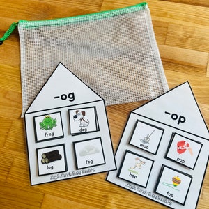 Word Family Digital Download, Phonics, Rhyming, CVC, Homeschool ...