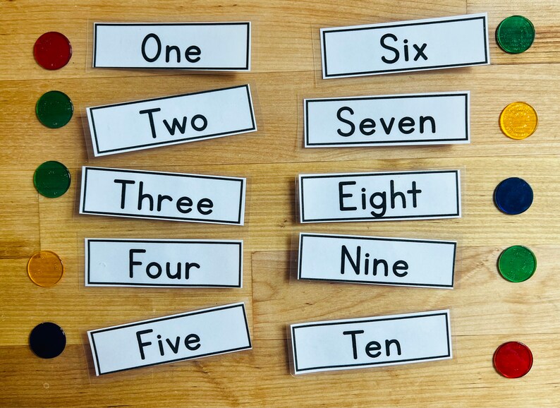 Tens Frame Counting Mat Counting Number Activity Numbers - Etsy