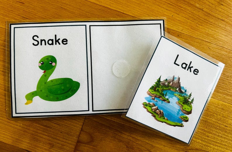 Rhyming Words Task Box: Kindergarten Literacy Activity (digital ...
