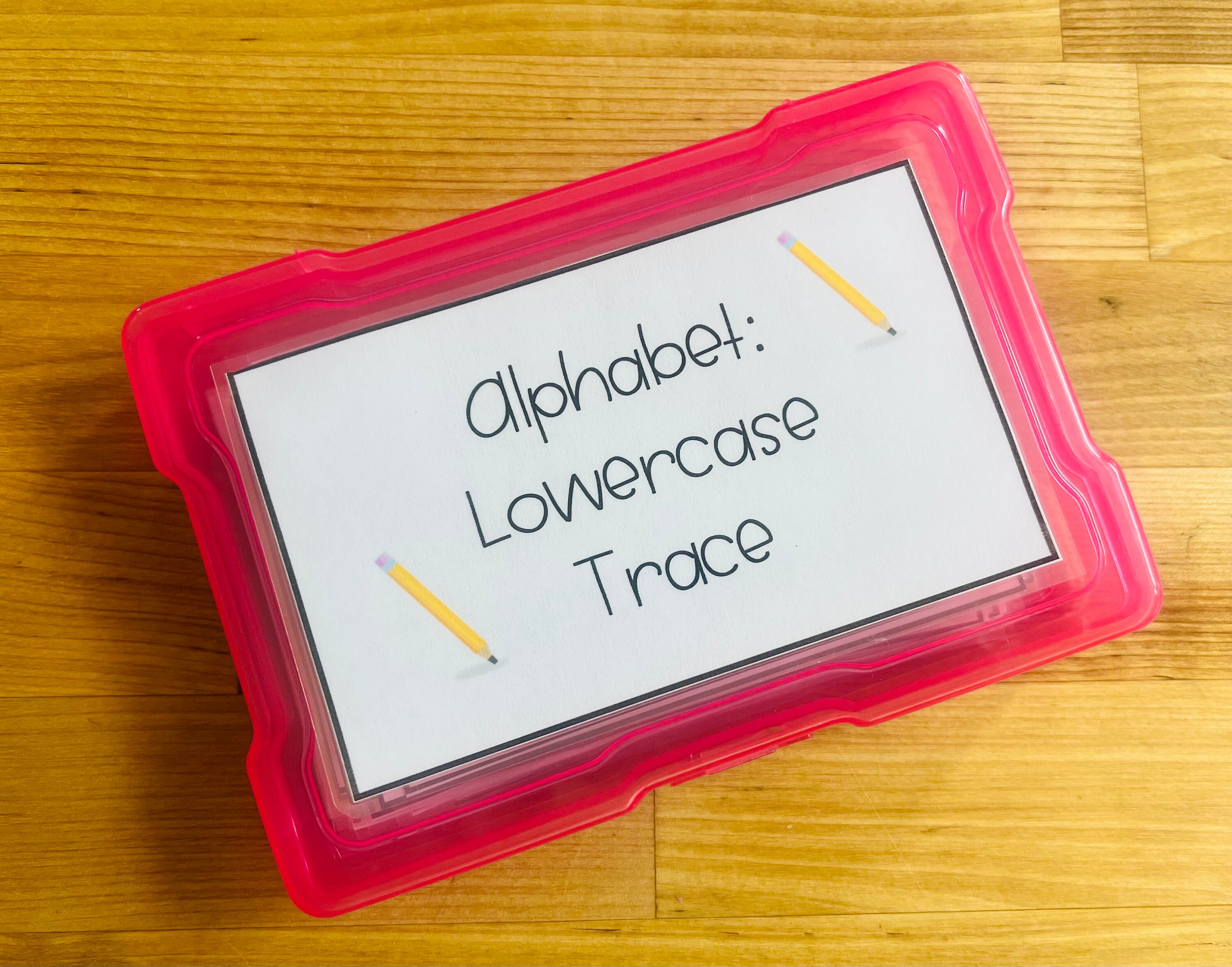 Lowercase Alphabet Tracing Task Box: Preschool Letter Learning - Etsy