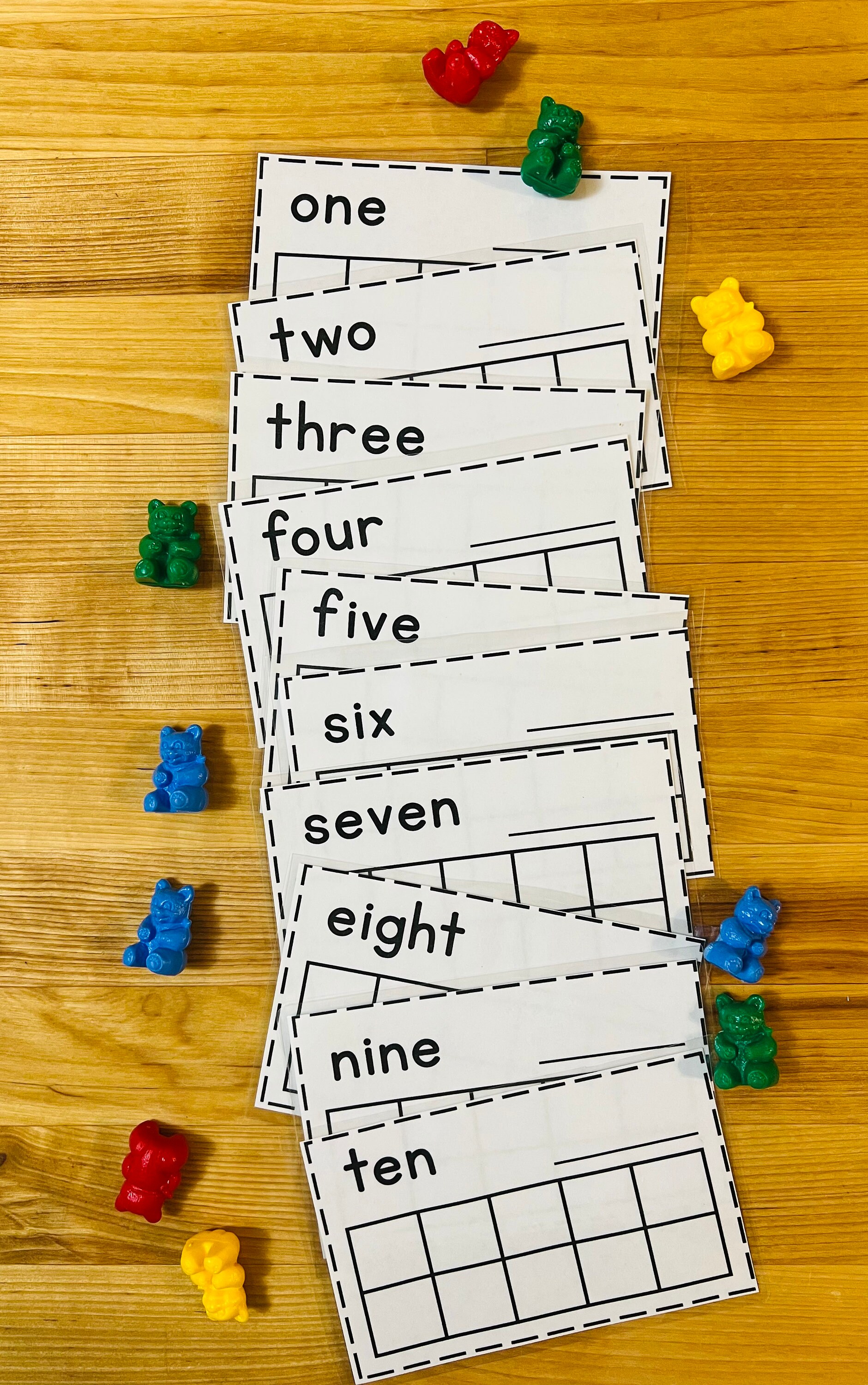 Teddy Bear Count and Sort, Counting, Color Sorting, Numbers Task Box ...